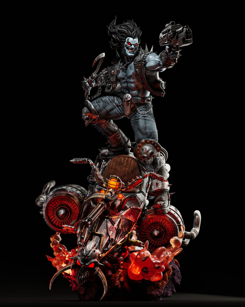 Lobo Figure - DC Comics - 1:6 Scale – Veneroso Figures